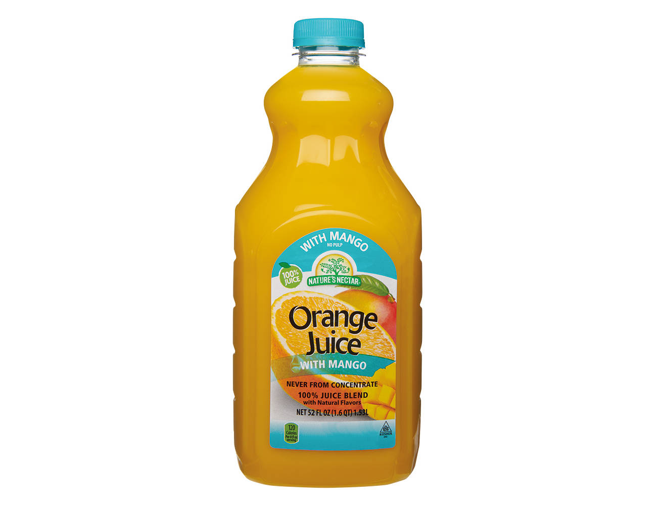 Nature's Nectar Orange Juice with Mango, 52 fl oz
